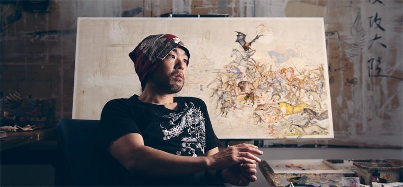 Mu Pan: el artista que hace cine en sus pinturas de batallas