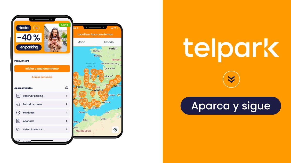 Telpark, la app para aparcar con cabeza