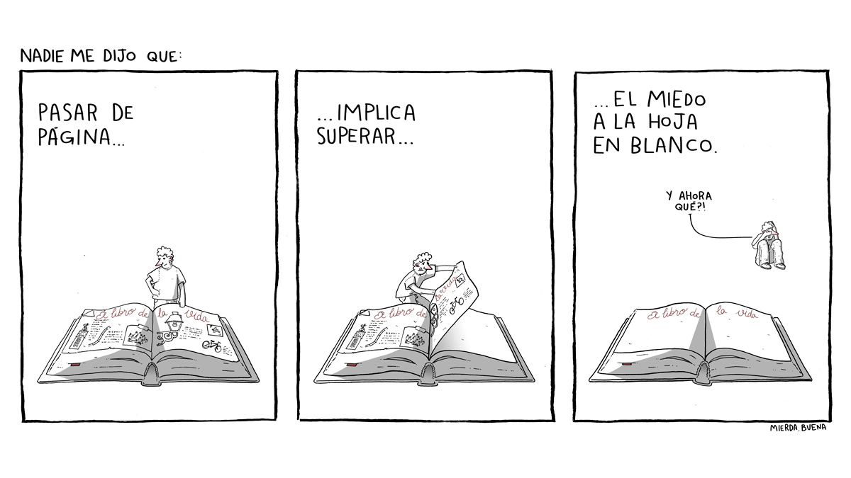 La Mierda Buena del día: Pasar de página sin rebanarse los dedos